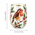 2026 Garden Hummingbird Morning Bliss Glass Tea Cup,Floral Glass Coffee ...
