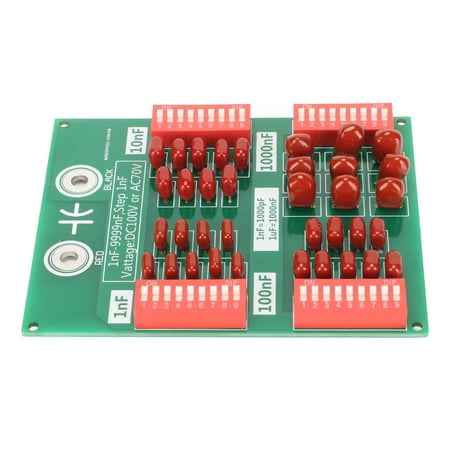 PP Capacitor Board, Step 1nF Capacitor Board 1nF To 9999nF 4mm Banana ...