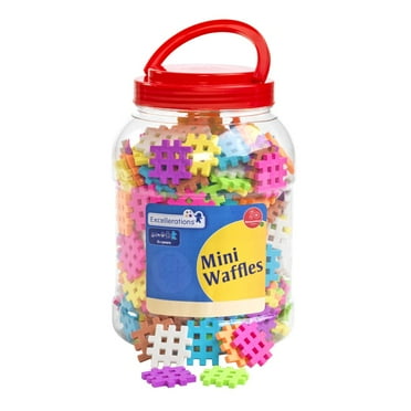 ECR4Kids Mini Waffle Blocks Building Set - 140 Piece - Walmart.com