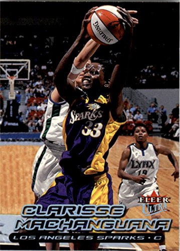 2000 Ultra WNBA #7 Clarisse Machanguana RC WNBA Basketball Trading Card ...