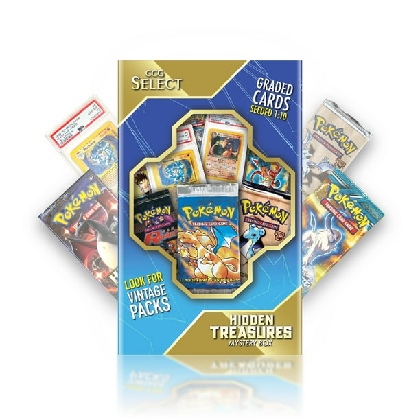CCG Select | Hidden Treasures Mystery Box | 4 Booster Packs + Bonus ...
