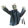 Creepy Zombie Lawn Stake, Yard Prop Horror Theme Party Favors ...