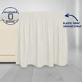 Easy Going Wrap Around Ruffled Bed Skirt 18 Inch For Twin Full Size