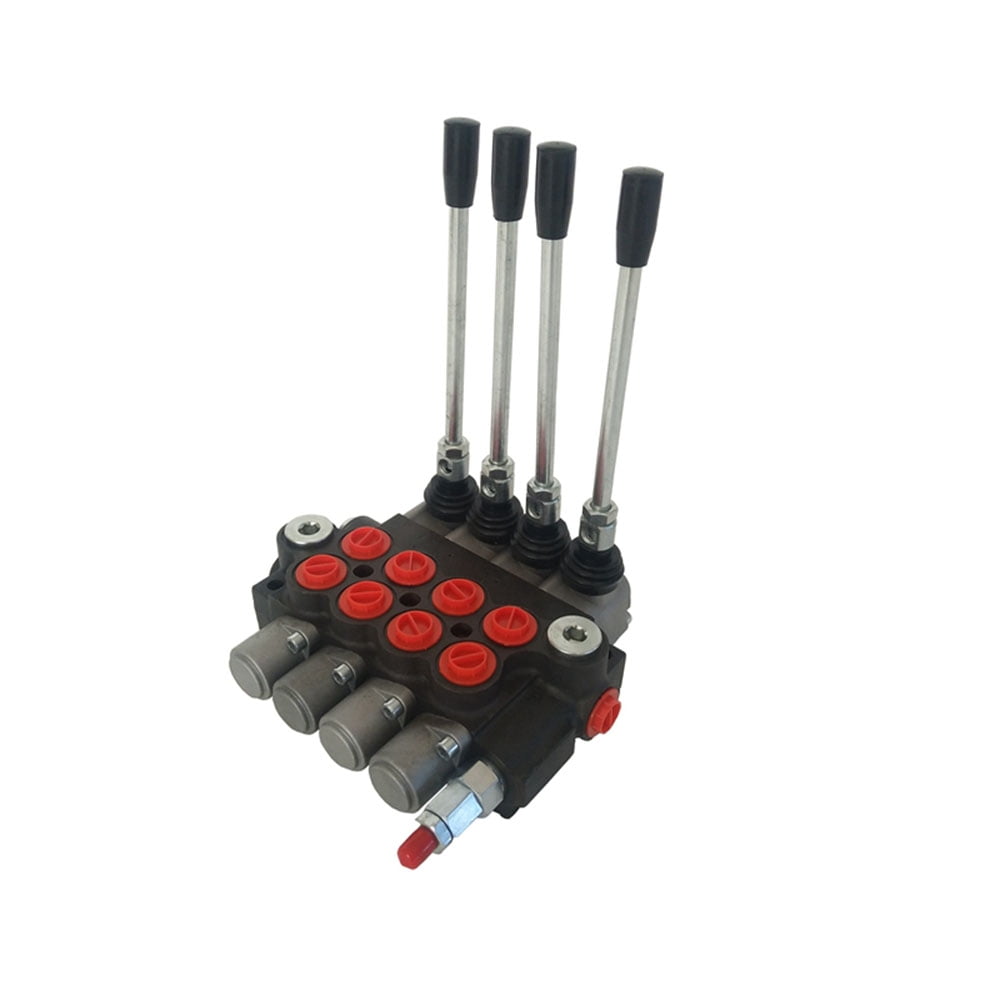 Techtongda 4 Spool Road Hydraulic Directional Control Valve Adjustable ...