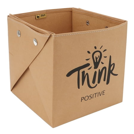 Kraft Paper BoxPaper Storage Container Cowhide Kraft Paper Storage Box ...