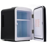 Uber Appliance UB-CH1 Portable 6-Can Cooler/Warmer Mini Fridge, Black ...