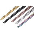 5 Pairs Long Colored Stainless Steel Chopsticks Set, Reusable ...