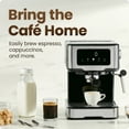 Chefman CraftBrew Espresso Machine w/ Steam Wand and Touch Controls ...