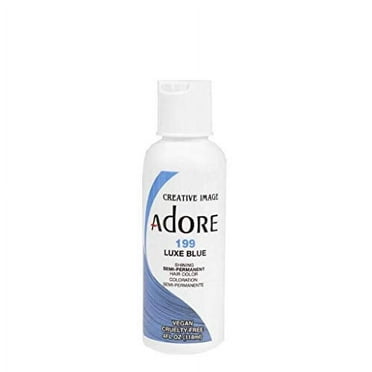 Adore Semi-Permanent Hair Dye, #198 Powder Blue, 4 oz - No Ammonia, No ...