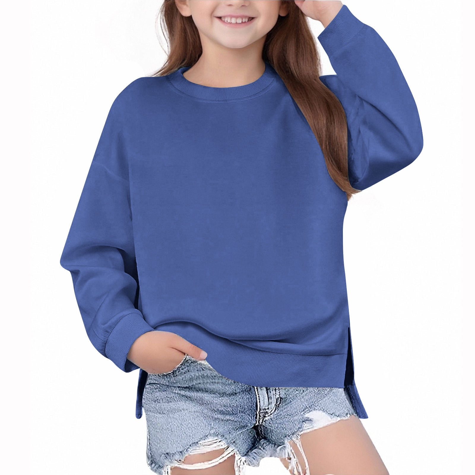 Click here for Zacpncv Girls Hoodies Sweatshirts Half Zipper Pulr... prices
