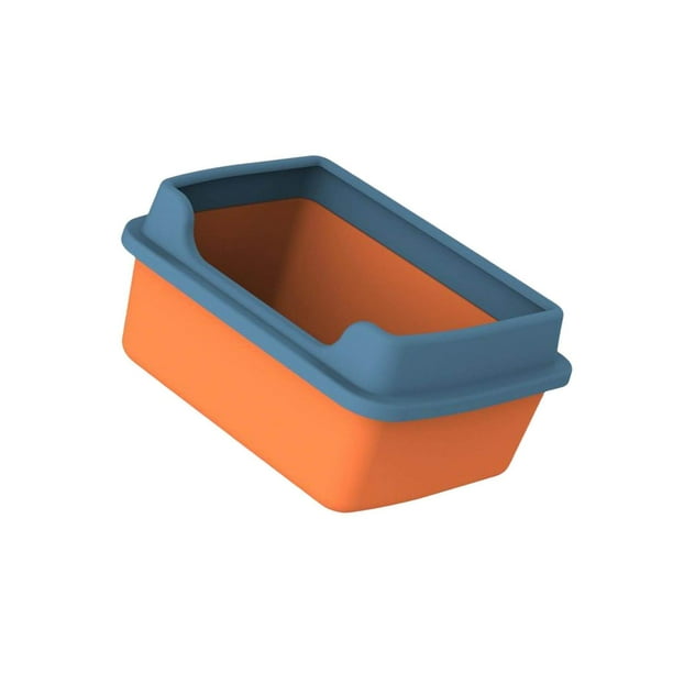 Cat Litter Boxes for Indoor Cats Open Air top high sides tall for ...
