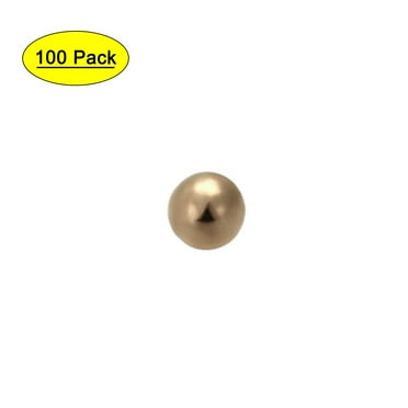 100 Packs Precision Solid Brass Bearing Balls 4mm Industrial Brass Ball ...