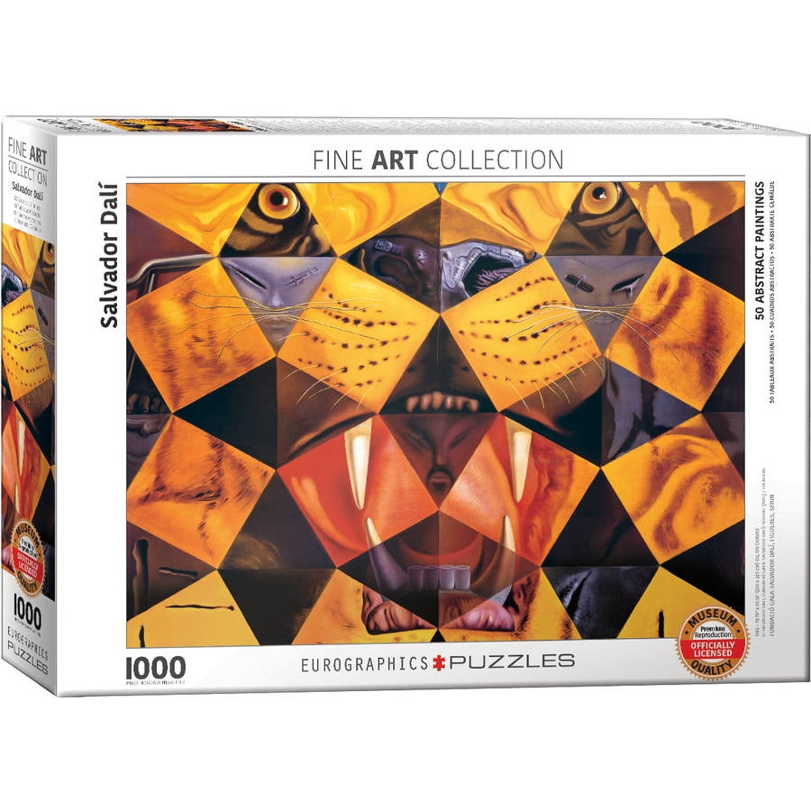 Salvador Dali Fifty Abstract Paintings 1000-Piece Puzzle - Walmart.com ...