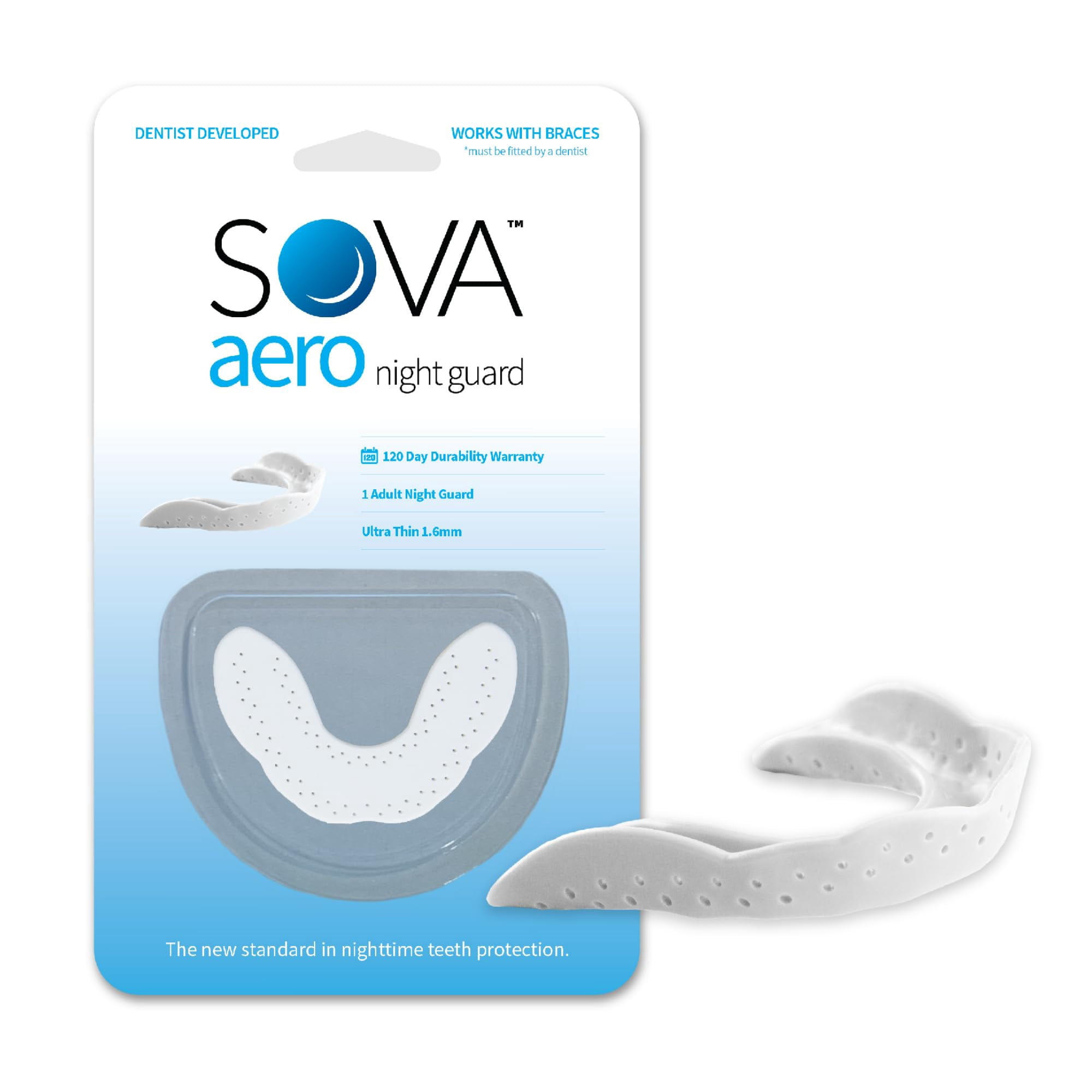 Click here for Sova Aero Night Guard - 1.6mm Thin - Custom-Molded... prices