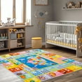 SARAG Children's Fruit Number Rug Animal Rug ABC Puzzle Rug Pad ...