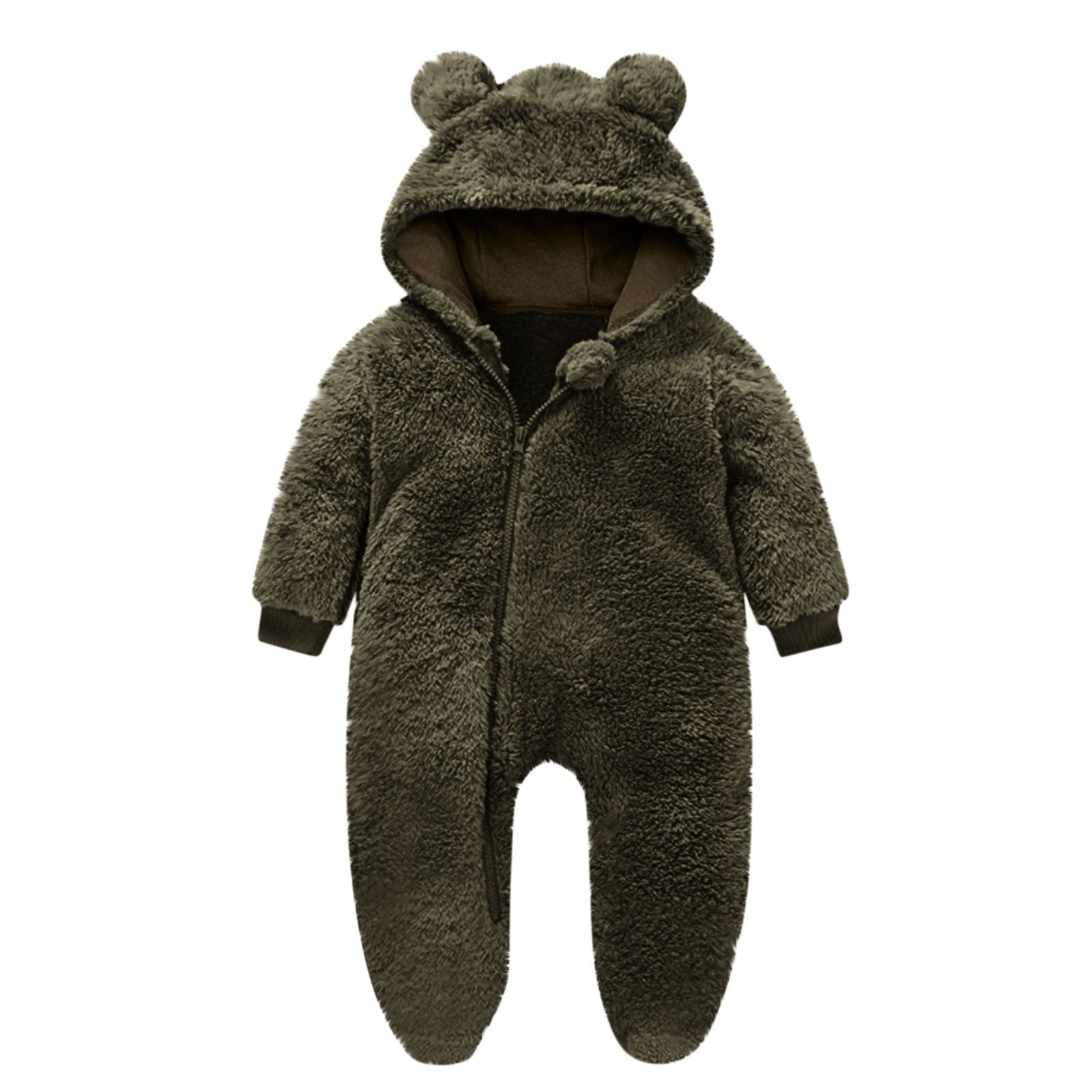 Click here for Lovzfmll Newborn Jumpsuit Hooded Fleece Rompers Fo... prices