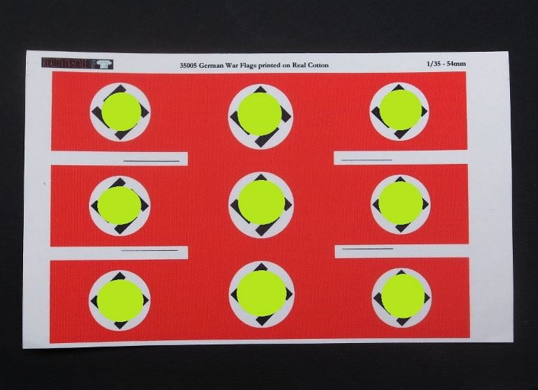 Reality In Scale 1:35 German War Flags Real Cotton - Diorama Accessory ...