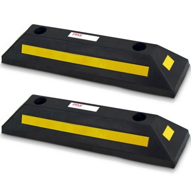 "Pyle Garage Rubber Blocks for Car, Auto, Trailer - 72"" Vehicle ...