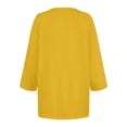 ChoXxx Women's Basic Casual Button Down Round Neck Solid Soft ...