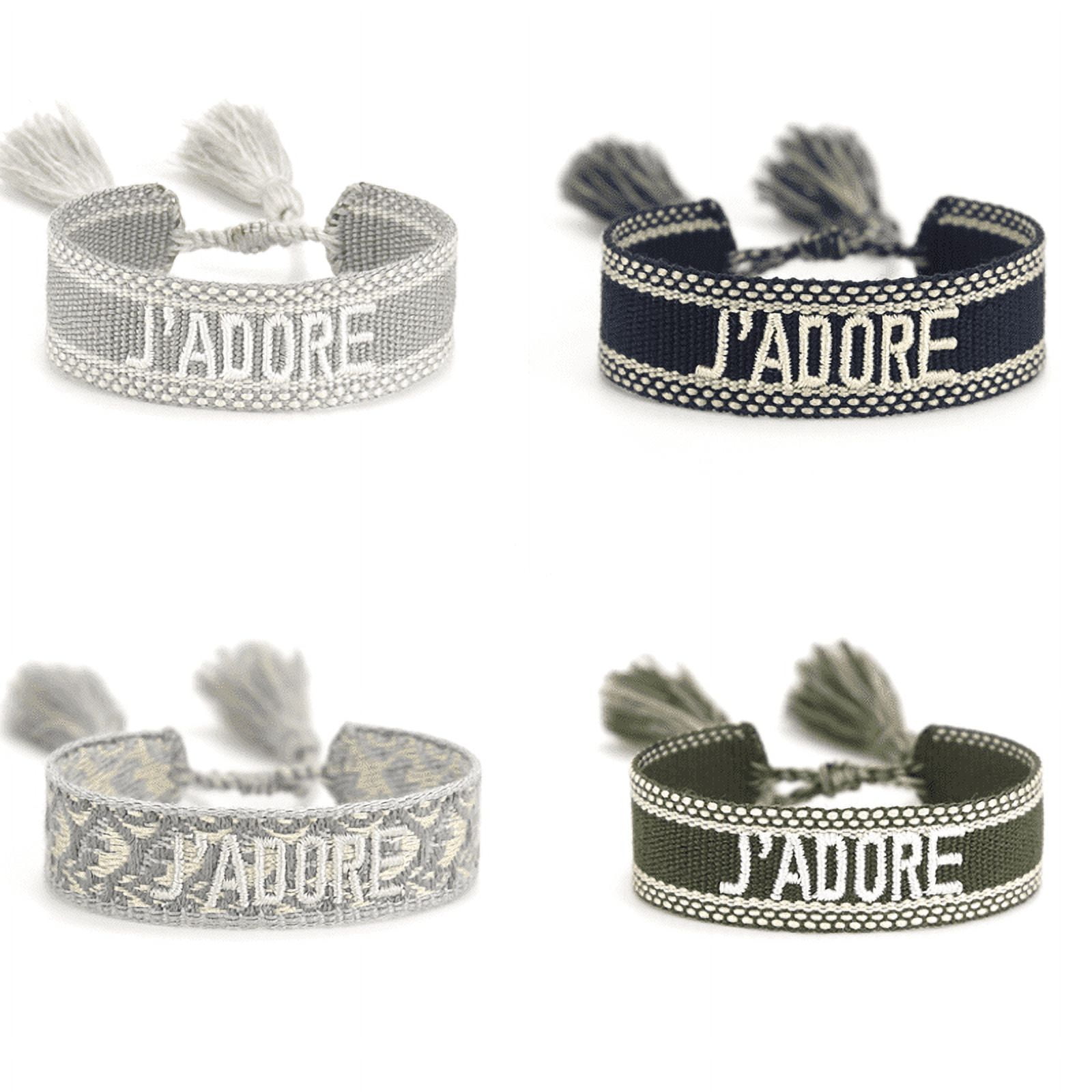 Click here for Mesase Ladies Woven Tassel Bracelet Embroidery Wov... prices