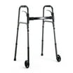 Medline Deluxe Two-Button Folding Walker HSA/FSA Eligible - Walmart.com