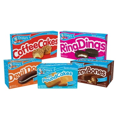 Drake's Bakery Dessert Variety Pack - Yodels, Ring Dings, Devil Dogs ...