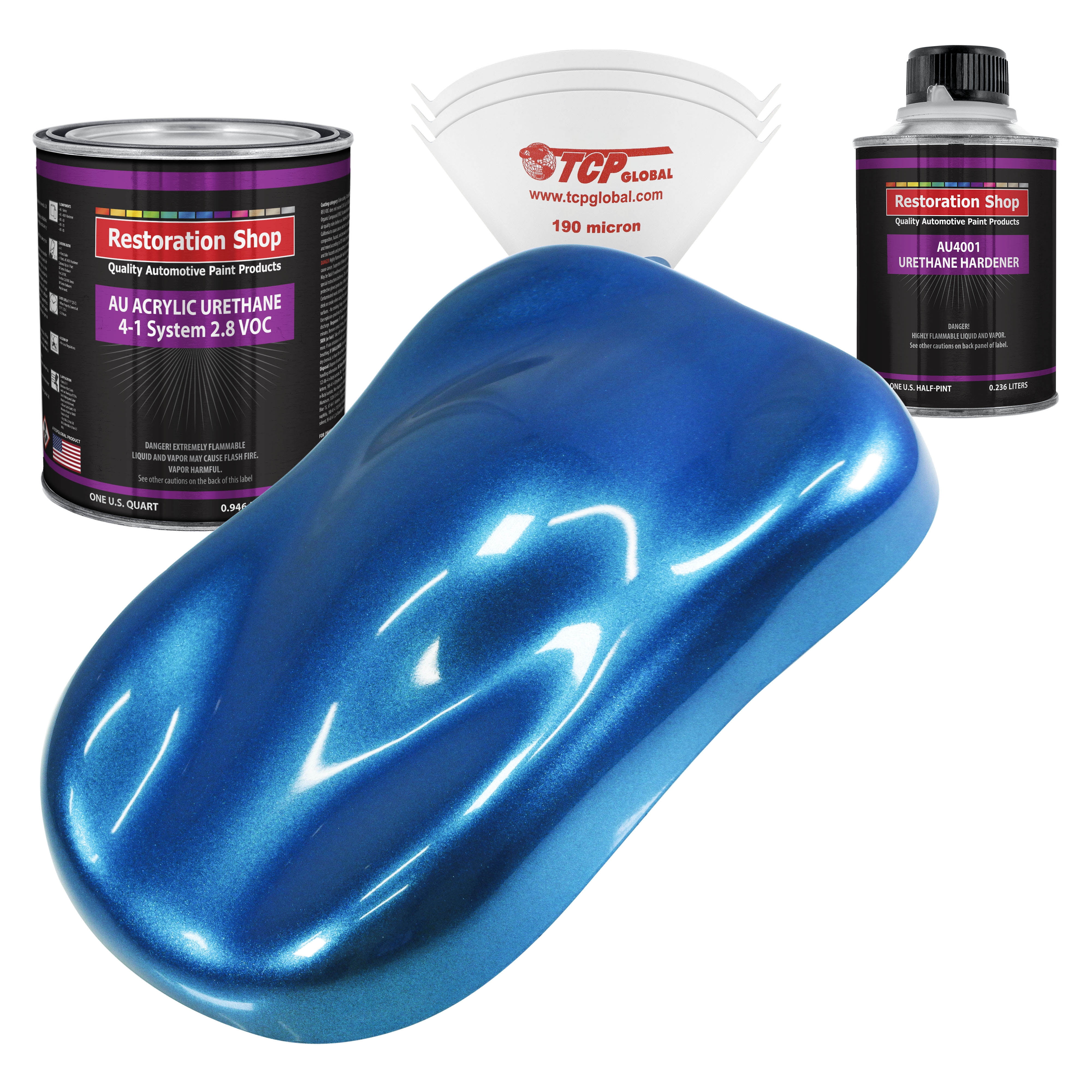 Restoration Shop True Blue Firemist Acrylic Urethane Auto Paint ...