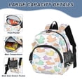 ALAZA Cartoon Alpaca Mini Backpack School Bookbag Age 3-7 Medium ...