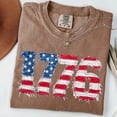 1776 American Flag Patch T-Shirt - Vintage Patriotic 1776 Tee ...