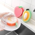 White Kitchen Sponge Scrubber Extra Thick Non Scratch Dishcloth for ...