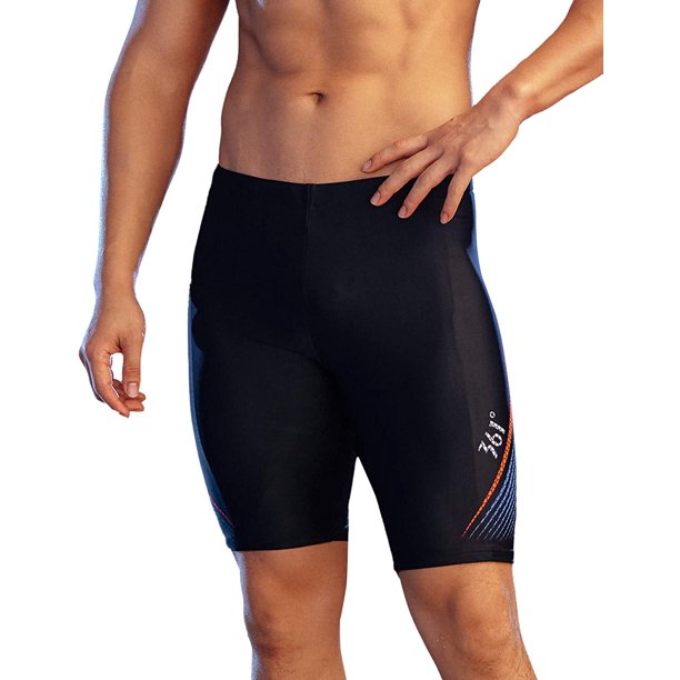 AIMTYD Swim Jammers for Men Boys,Chlorine Resistant Tight Athletic Long ...