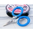 Cuda Micro Scissors, 3", Titanium Bonded Serrated Blades, Blue, Fishing ...