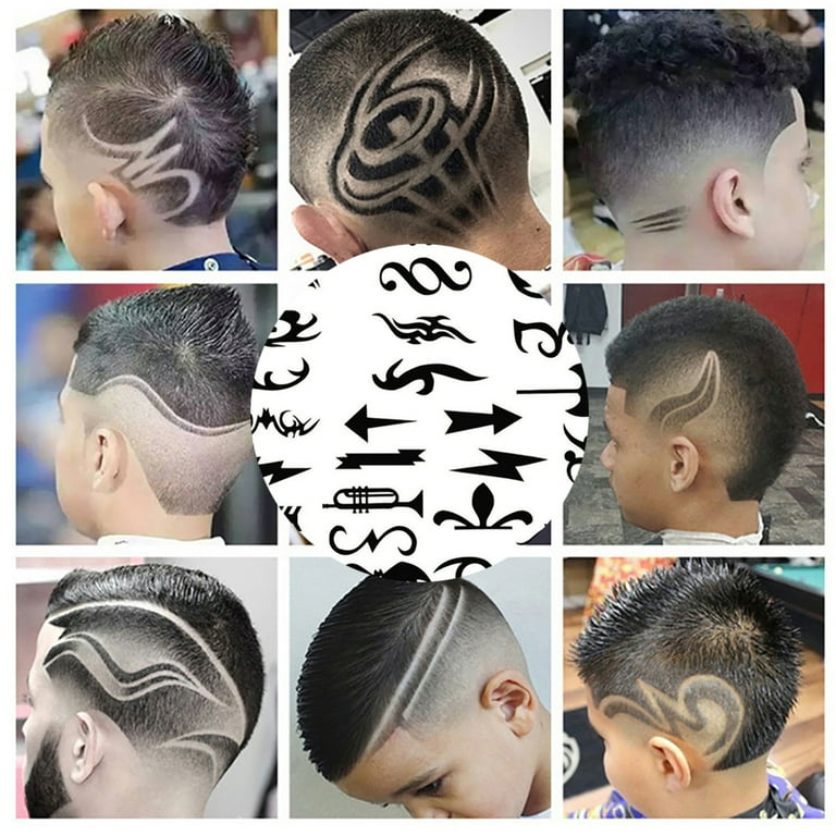Hair Tattoo Stencils