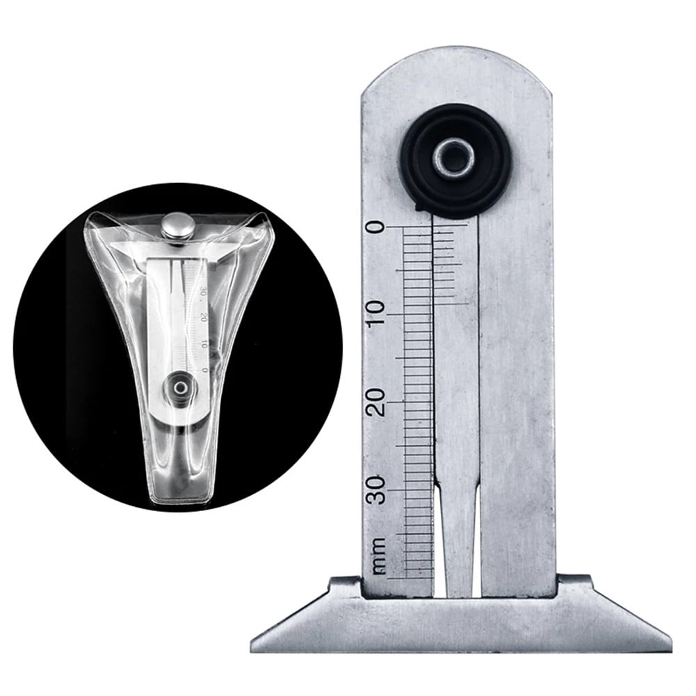 Stainless Steel Car Tyre Tire Tread Depth Gauge Meter Ruler Caliper ...