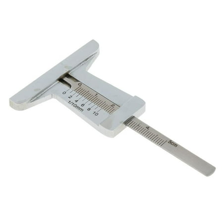 Tire Depth Gauge Tread Depth Gauge Key Ring Tread Ruler 0-100mm ...