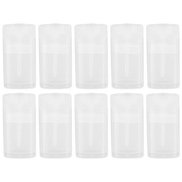 Vivaplex 10 White Empty 2.5 oz Deodorant Containers with Caps - Walmart.com