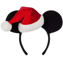 Disney Santa Hat W/ Mouse Ears - Mickey Mouse Holiday Plaid - Walmart.com