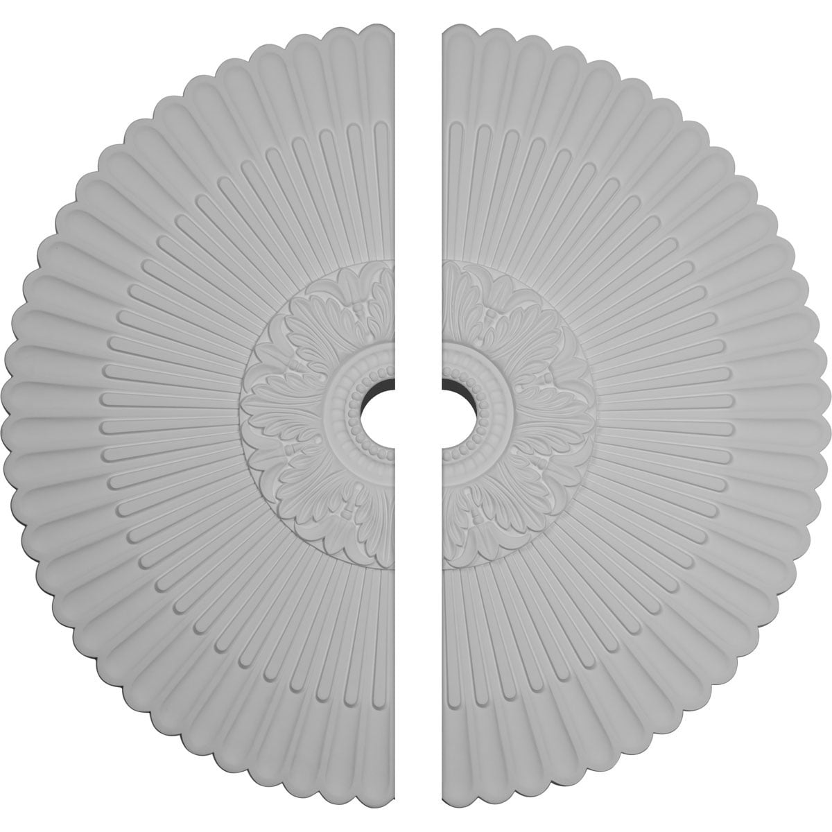 41 OD X 5 1 2 ID X 1 5 8 P Nexus Ceiling Medallion Two Piece Fits 41-od-x-5-1-2-id-x-1-5-8-p-nexus-ceiling-medallion-two-piece-fits