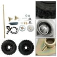 Motor Genic 29" Rear Axle Assembly Complete Wheel Hub Kit for Go Kart Quad Trike Drift Bikes ...
