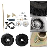 29" Complete Rear Axle Assembly Wheel Hub Kit for Go Kart, Quad, Drift ...