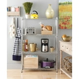 Whitmor Supreme 4-Tier Adjustable Shelving with Leveling Feet - 350 lb ...