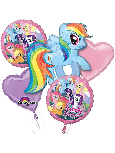 My Little Pony Balloon Bouquet (5 Pack) - Walmart.com - Walmart.com