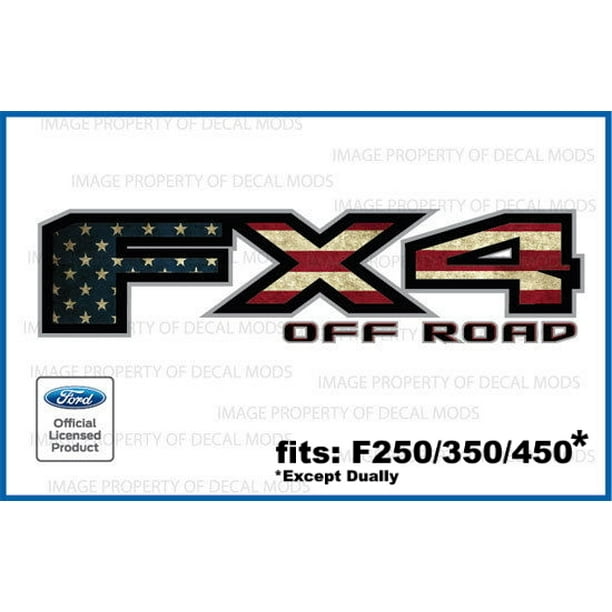 Decal Mods FX4 Off Road Decals Stickers for Ford F250 F350 F450 ...