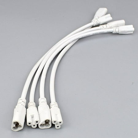 T5 T8 LED Tube Connector Double Male to Male End Extension Cord Lamp ...