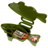 Flambeau Outdoors Wild Bite Bass 25 Piece Kids Tackle Box Kit, Plastic ...