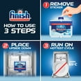 Finish Dishwasher Cleaner: Dual Action, Fight Grease & Limescale, Hard ...