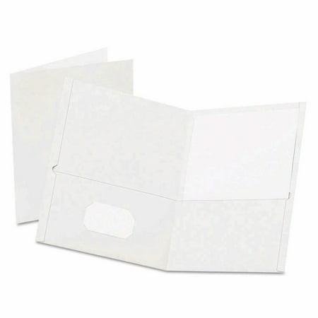 Oxford Twin Pocket Folders, Letter Size - White, 1/Pack | Walmart Canada