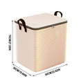 Clothes Storage Box | Large Capacity Wardrobe Organizer | Foldable ...