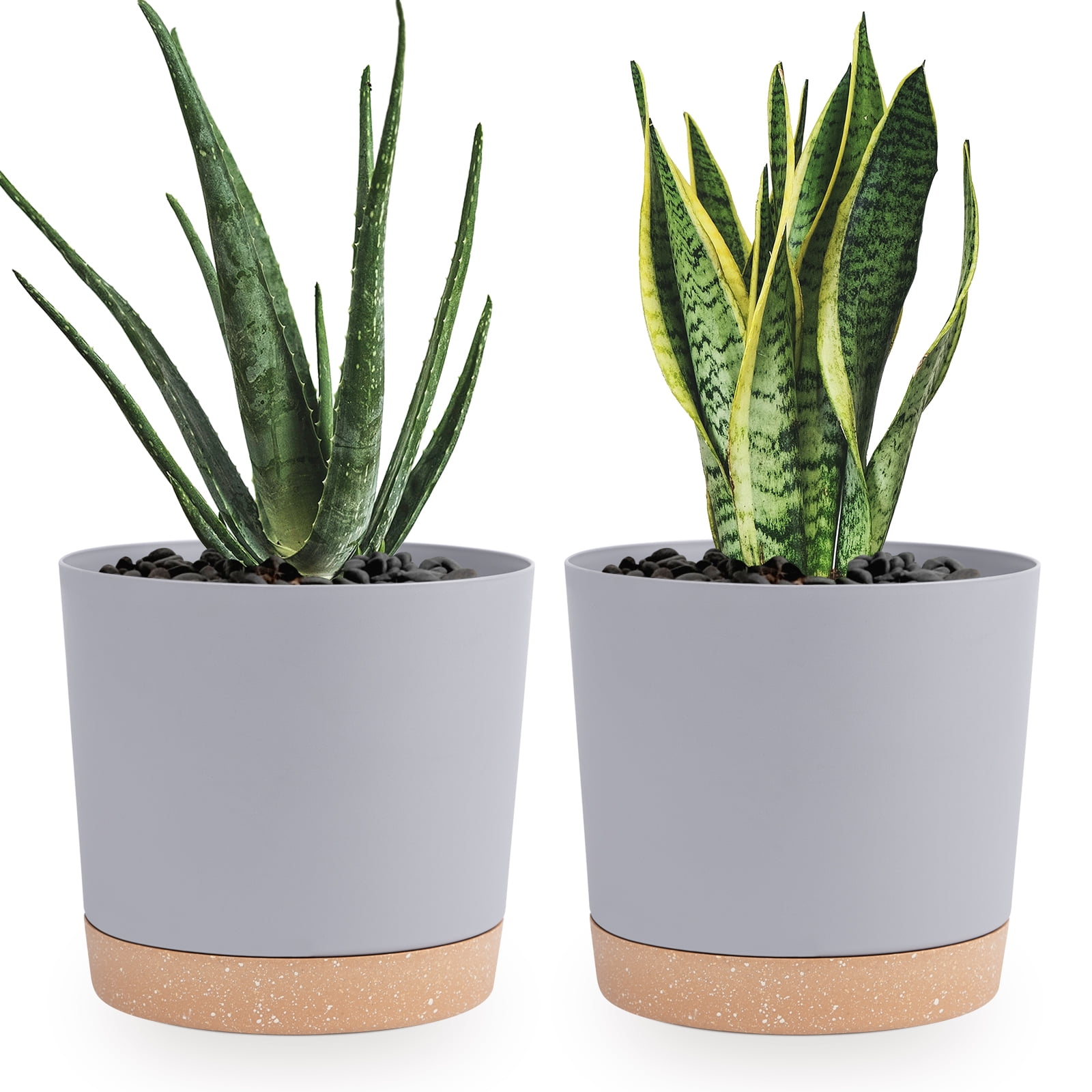 Click here for Qcqhdu Plant Pots Set Of 2 Pack 10 Inch planters F... prices