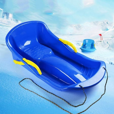 Toboggan Grass Sled with Rope Handle for Outdoor, Heavy Duty Large ...